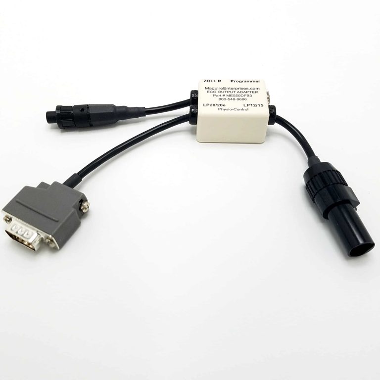 Output Adapter for use with Stryker Physio-Control LifePak and Zoll ...