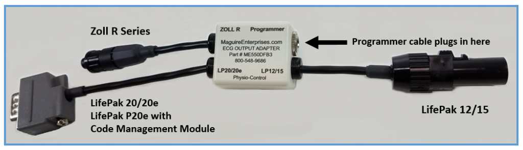 Easily connect defibrillators to your pacemaker programmer. - MAGUIRE ...